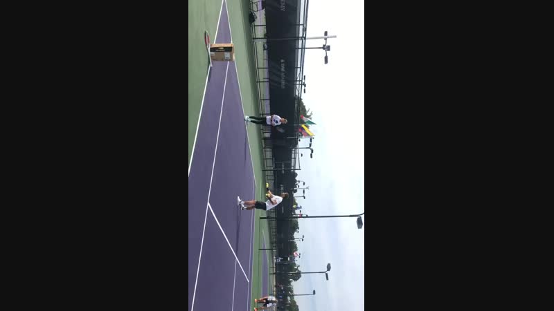 Victoria Azarenka practice at IMG Academy 2 — Видео от Виктория ...